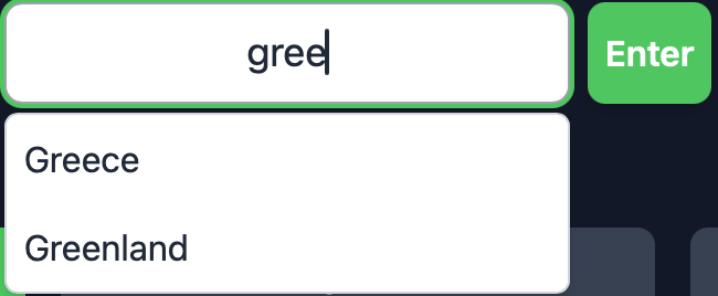 Geography Games - Geography style wordle games